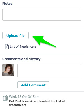 Upload Files to Tasks or Projects - Casual Knowledge Base